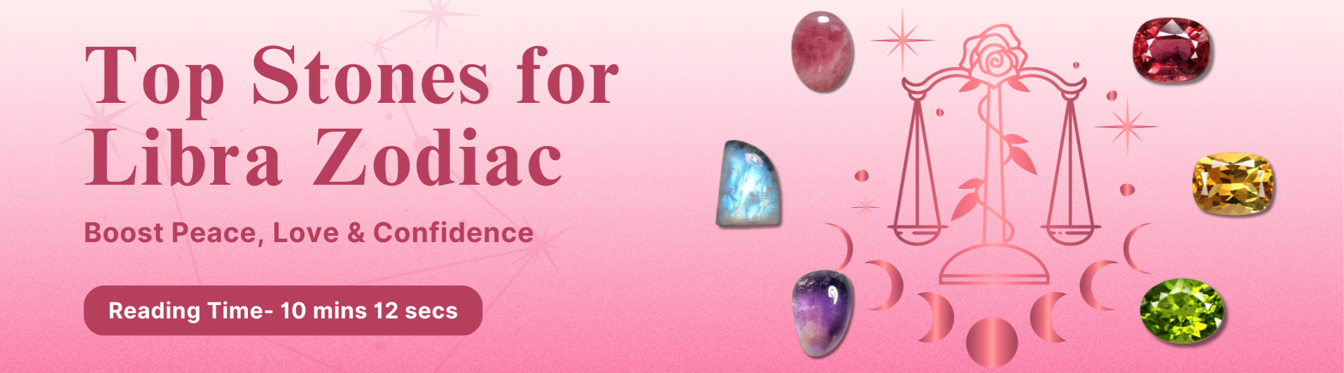 Top Stones for Libra Zodiac: Boost Peace, Love & Confidence | Gemstones ...