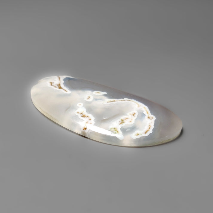 | White Horse Canyon Moss Agate (35X21X5 mm) | Gemstones For Sale