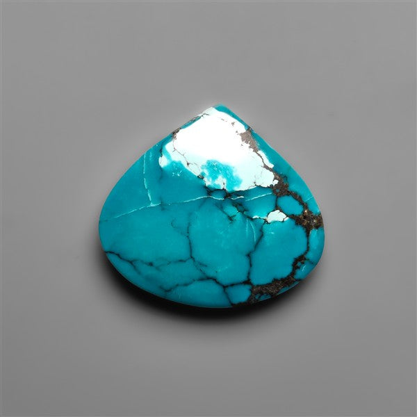 Turquoise | Hubei Turquoise Cabochon (19X20X5 mm) | Gemstones For Sale
