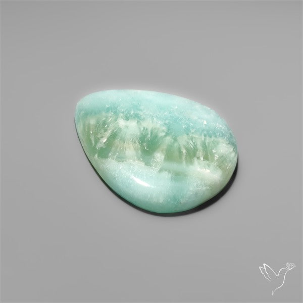 Calcite | Caribbean Calcite Cabochon (33X29X6 mm) | Gemstones For Sale