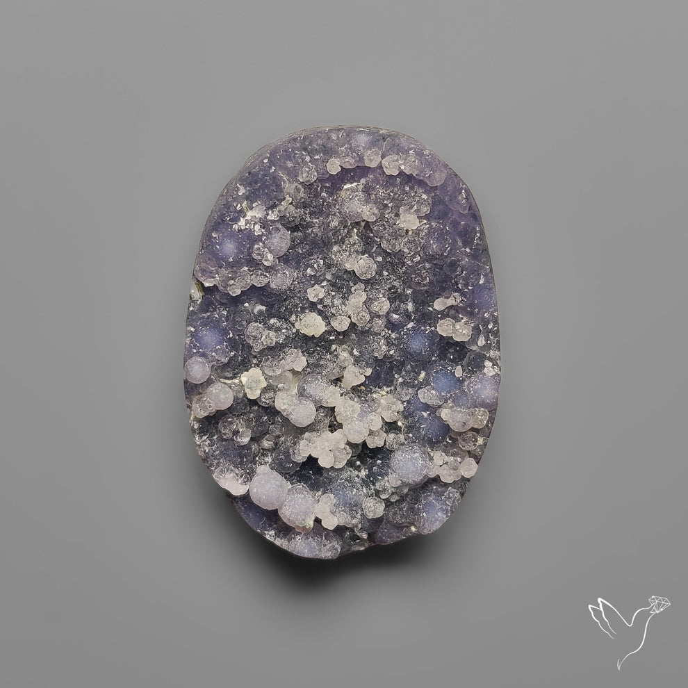 Grape Agate | Grape Agate Druzy (23X17X7 mm) | Gemstones For Sale