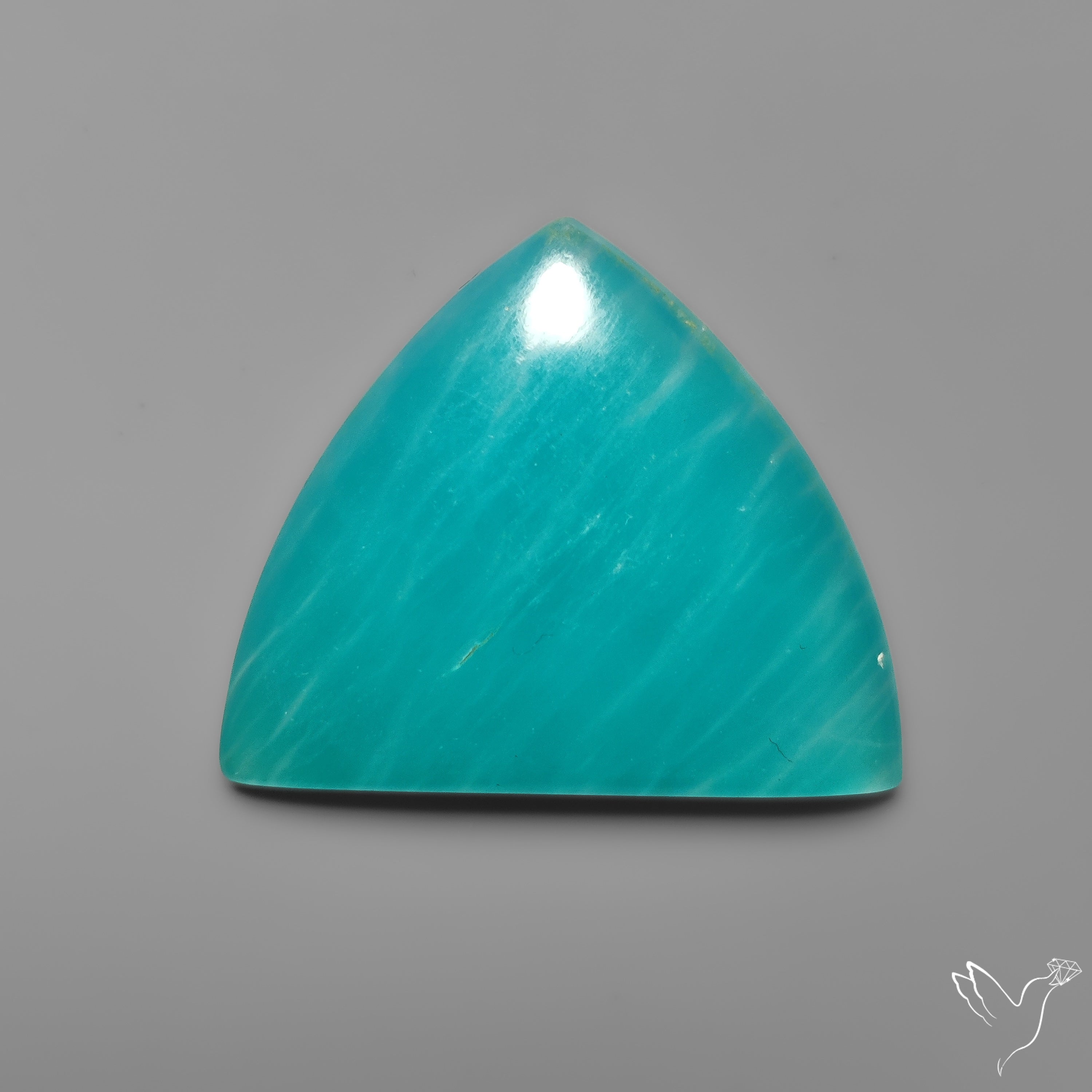 Amazonite | Peruvian Ice Amazonite (23X27X5 mm) | Gemstones For Sale