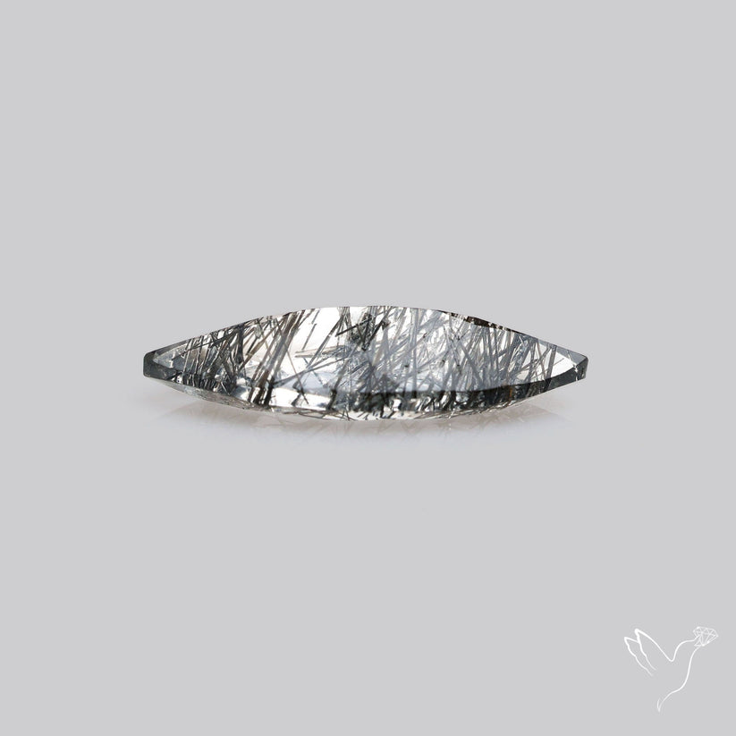 Fine Rutilated Quartz | Faceted Sri Lankan Black Rutilated Quartz (6 ...
