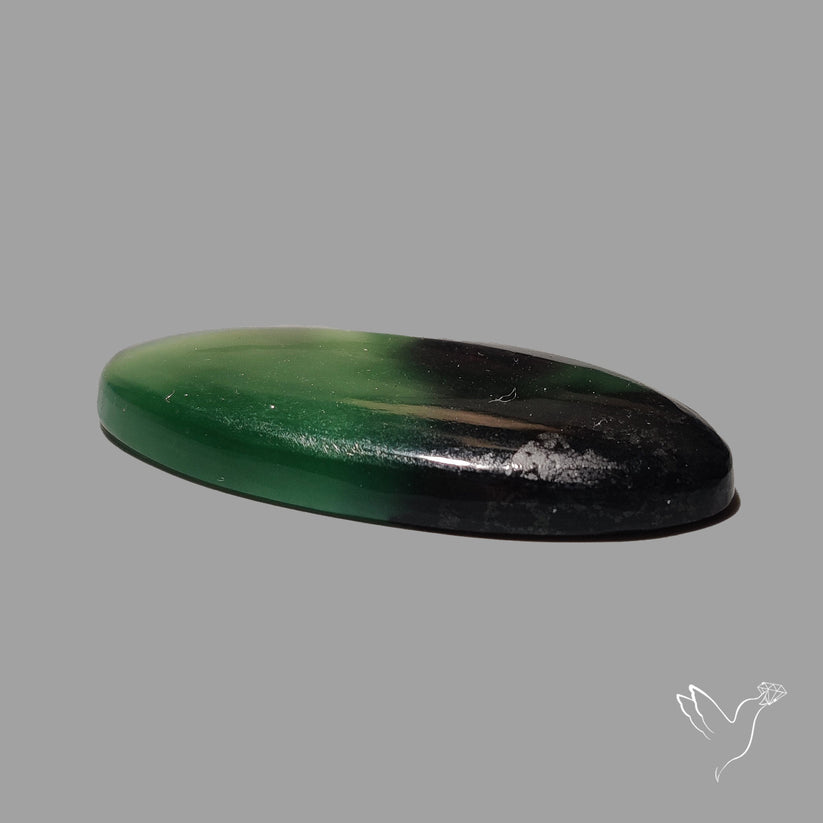 Serpentine | Bi-Color Serpentine Cabochon (37X18X5 mm) | Gemstones For Sale