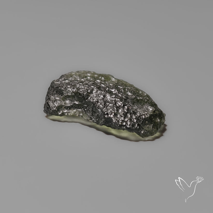 Moldavite | Rare Natural Moldavite Raw Green (19X14X5 mm) | Gemstones ...