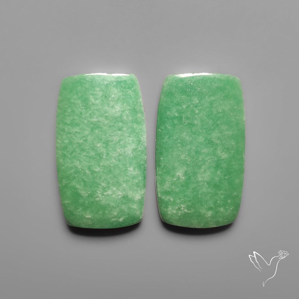 Variscite | Lucin Variscites Pair (19X11X3 mm) | Gemstones For Sale