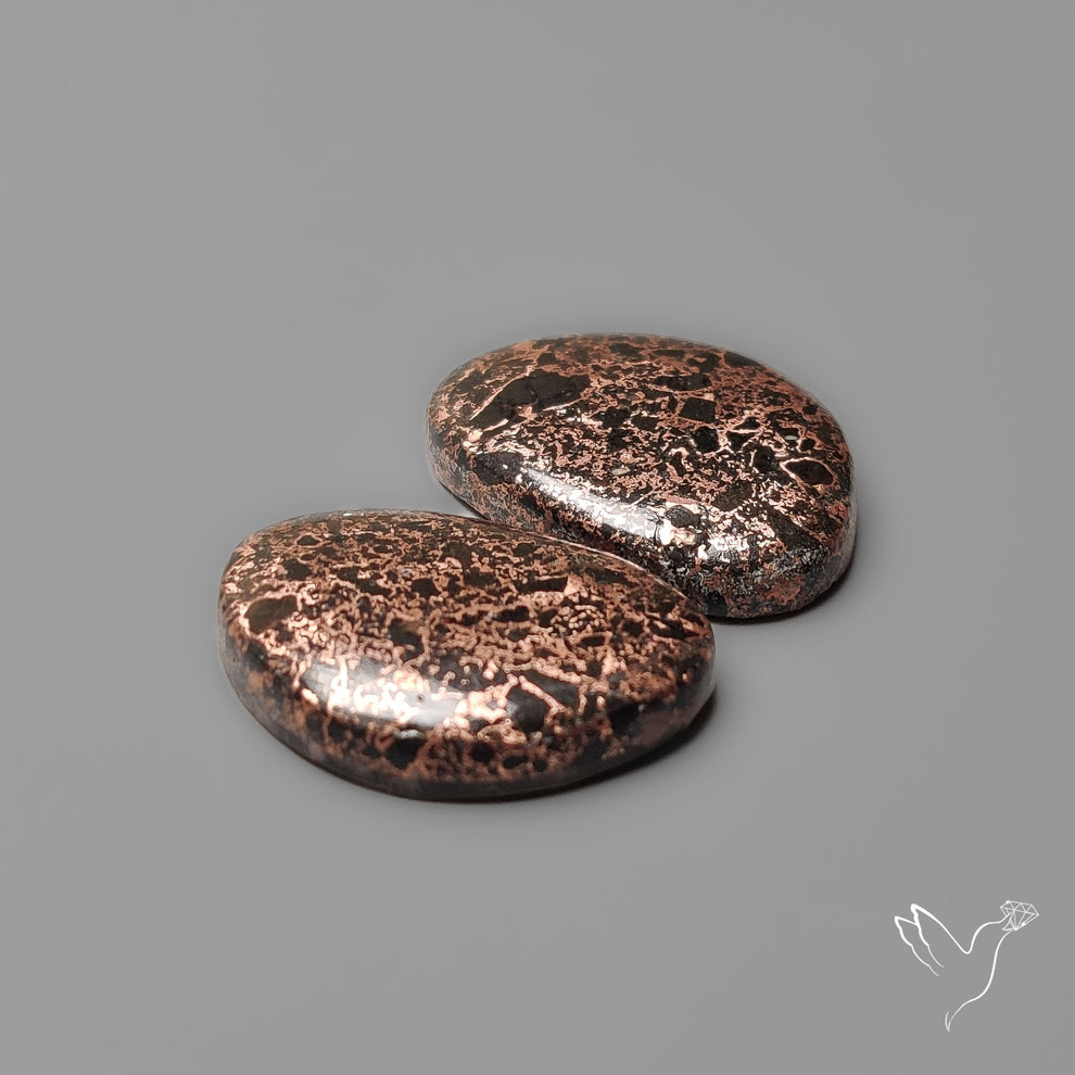Native Copper | Rare Native Copper In Basalt Pair (18X13X3 mm ...