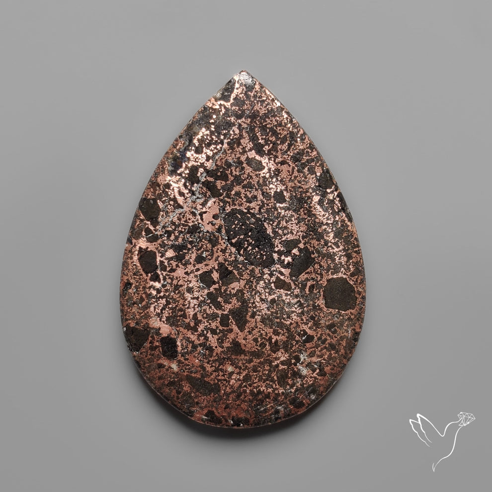 Native Copper | Native Copper In Basalt Cabochon (26X18X3 mm ...