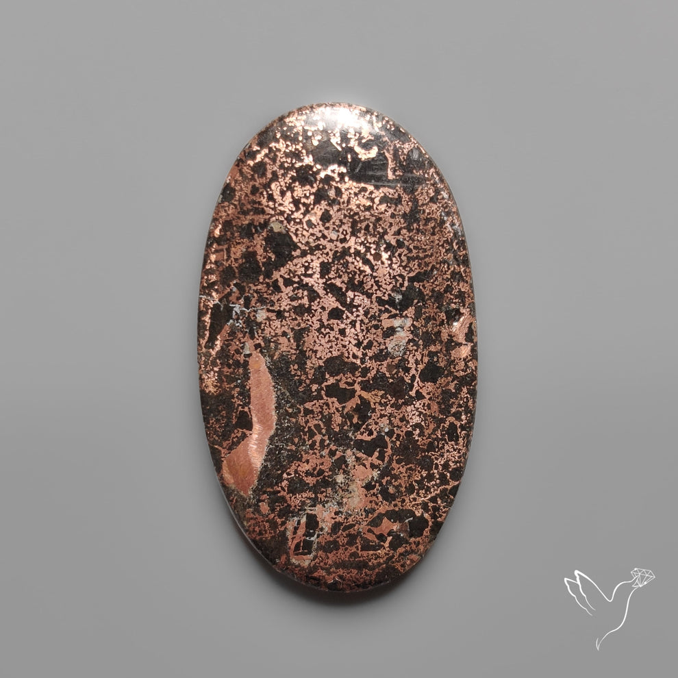 Native Copper | Native Copper In Basalt Cabochon (24X14X3 mm ...