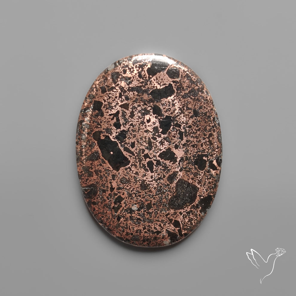 Native Copper | Native Copper In Basalt Cabochon (24X18X3 mm ...