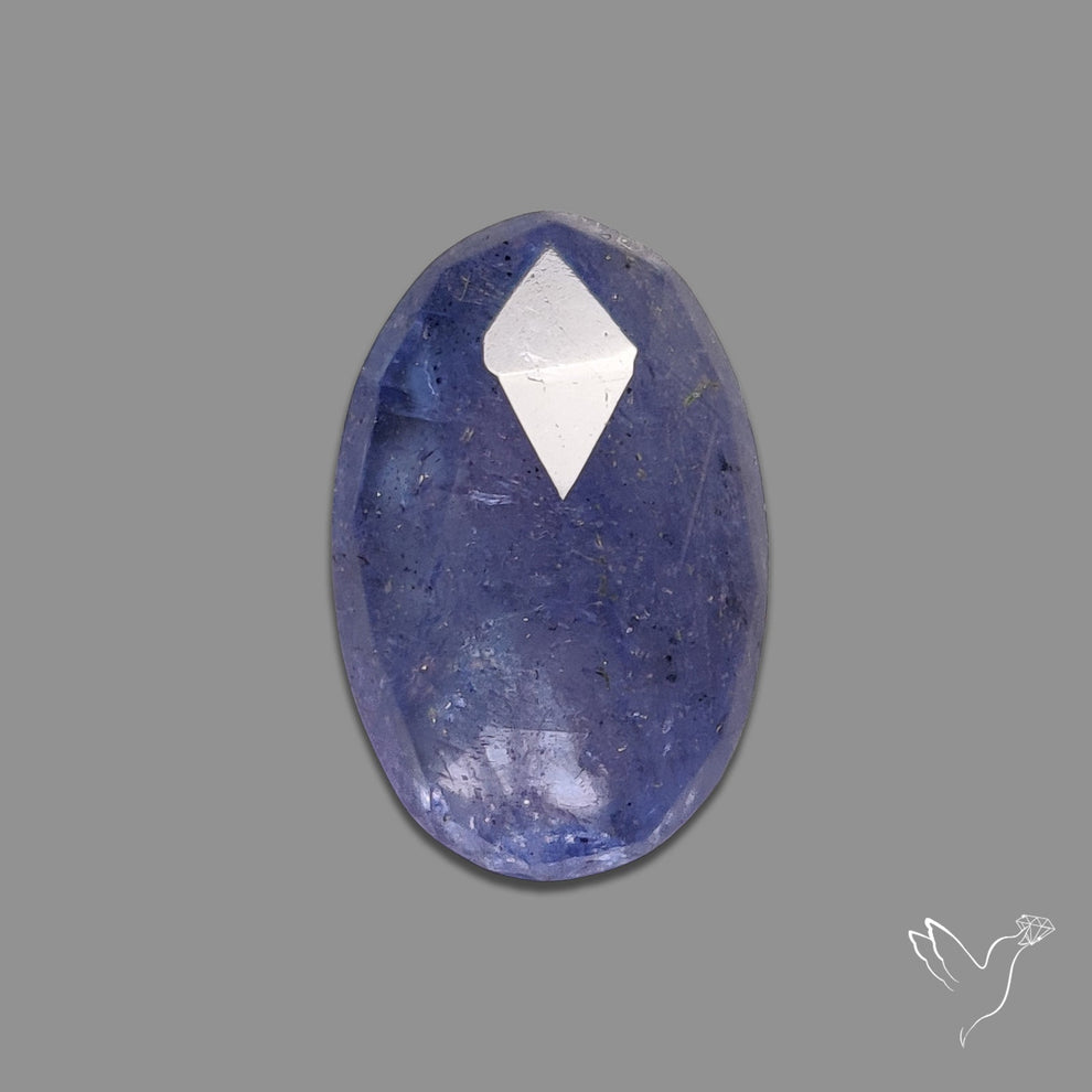 Tanzanite | Rose Cut Tanzanite (14X9X4 mm) | Gemstones For Sale