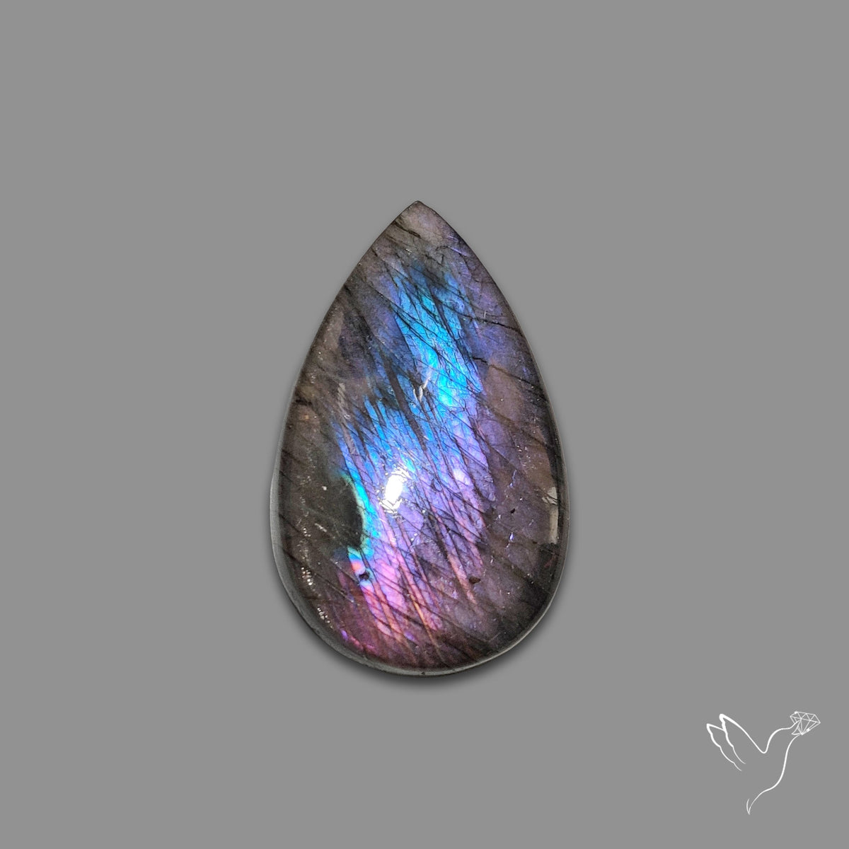 Spectrolite | Finland Spectrolite Cabochon (28X17X5 mm) | Gemstones For ...