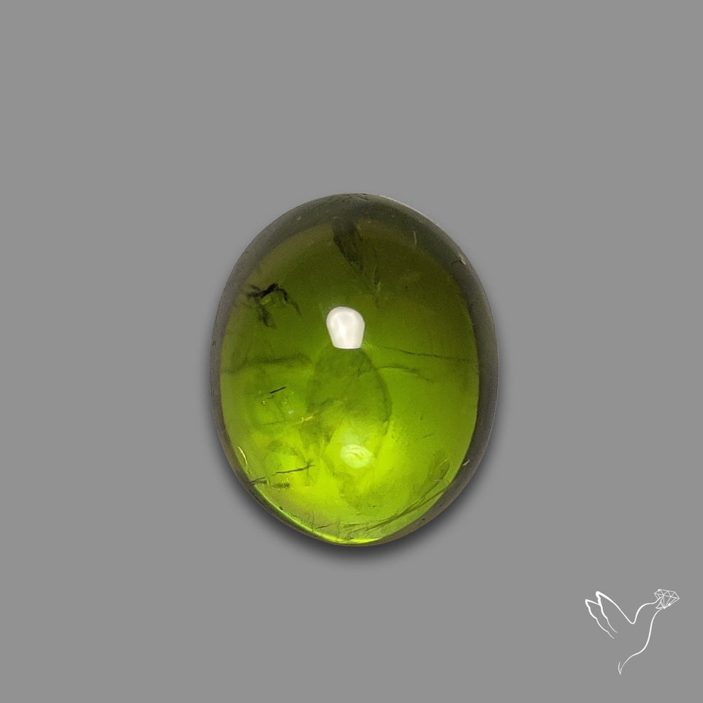 Peridot | Gemmy Peridot Large Cabochon Great Lustre (11X9X7 mm ...
