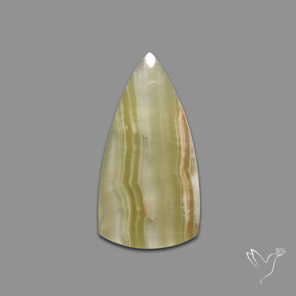 Calcite | Greenlace Calcite Cabochon (35X18X4 mm) | Gemstones For Sale