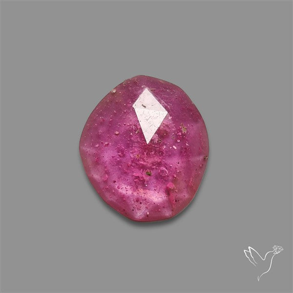 Tourmaline | Rose Cut Pink Tourmaline (11X9X2 mm) | Gemstones For Sale