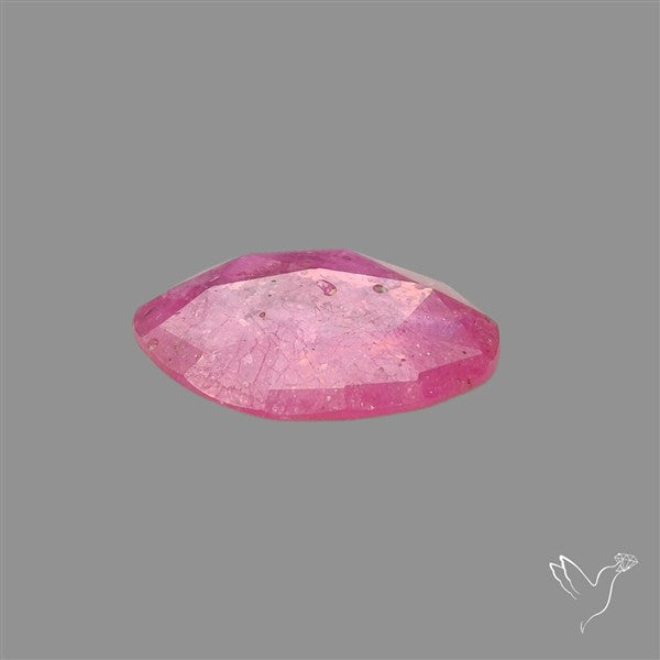 Tourmaline | Rose Cut Pink Tourmaline (11X9X2 mm) | Gemstones For Sale