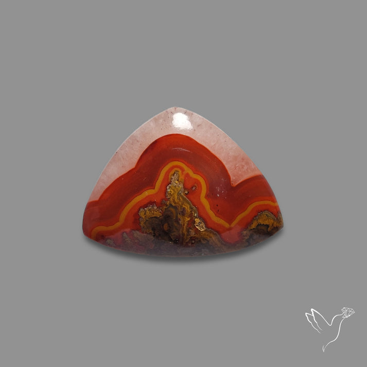 Moroccan Seam Agate | Moroccan Seam Agate Cabochon (19X26X5 mm ...