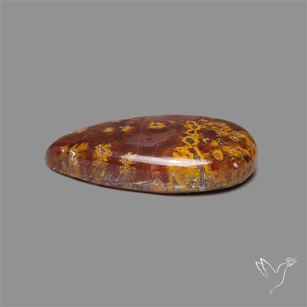 Seam Agate | Moroccan Seam Agate Cabochon with Unique Orbicular Pattern ...