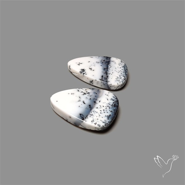 Dendritic Agate,Opal | Dendritic Opal Pair (25X20X5 mm) | Gemstones For ...