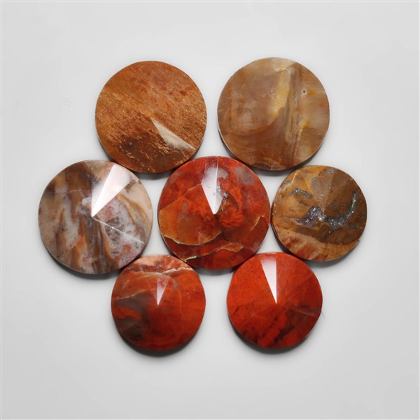 Petrified Wood | Radial Cut Arizona Petrifiedwood Lot (14 - 12 mm ...