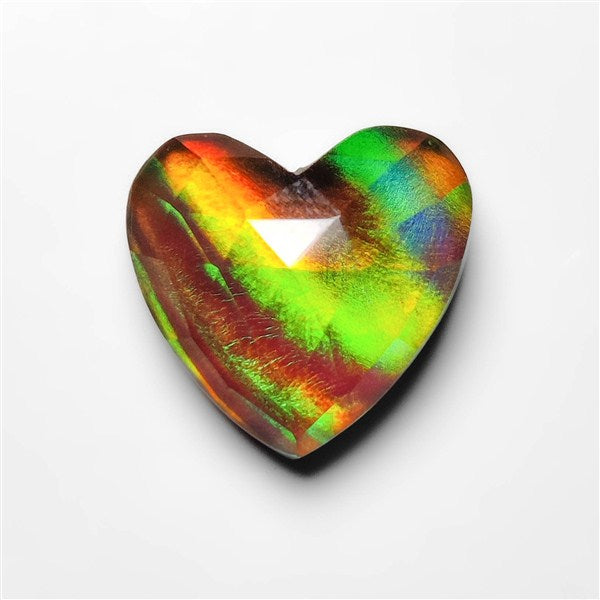Aurora Opals | Rose Cut Himalayan Quartz & Aurora Opal Doublet Heart ...