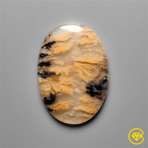 Dendritic Agate | Australian Tiger Dendritic Agate Cabochon (36X25X4 mm ...