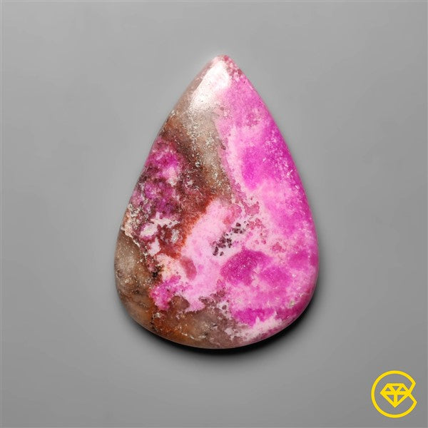 Calcite | Cobalto Calcite Cabochon (42X30X6 mm) | Gemstones For Sale